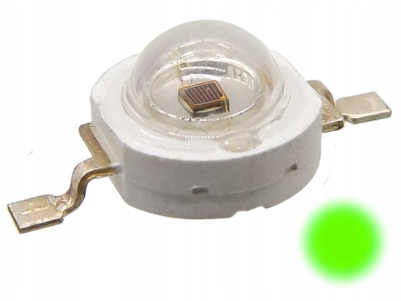 Dioda Power LED zielona K1 SMD ~1W 350mA - Sklep, Opinie, Cena w Allegro