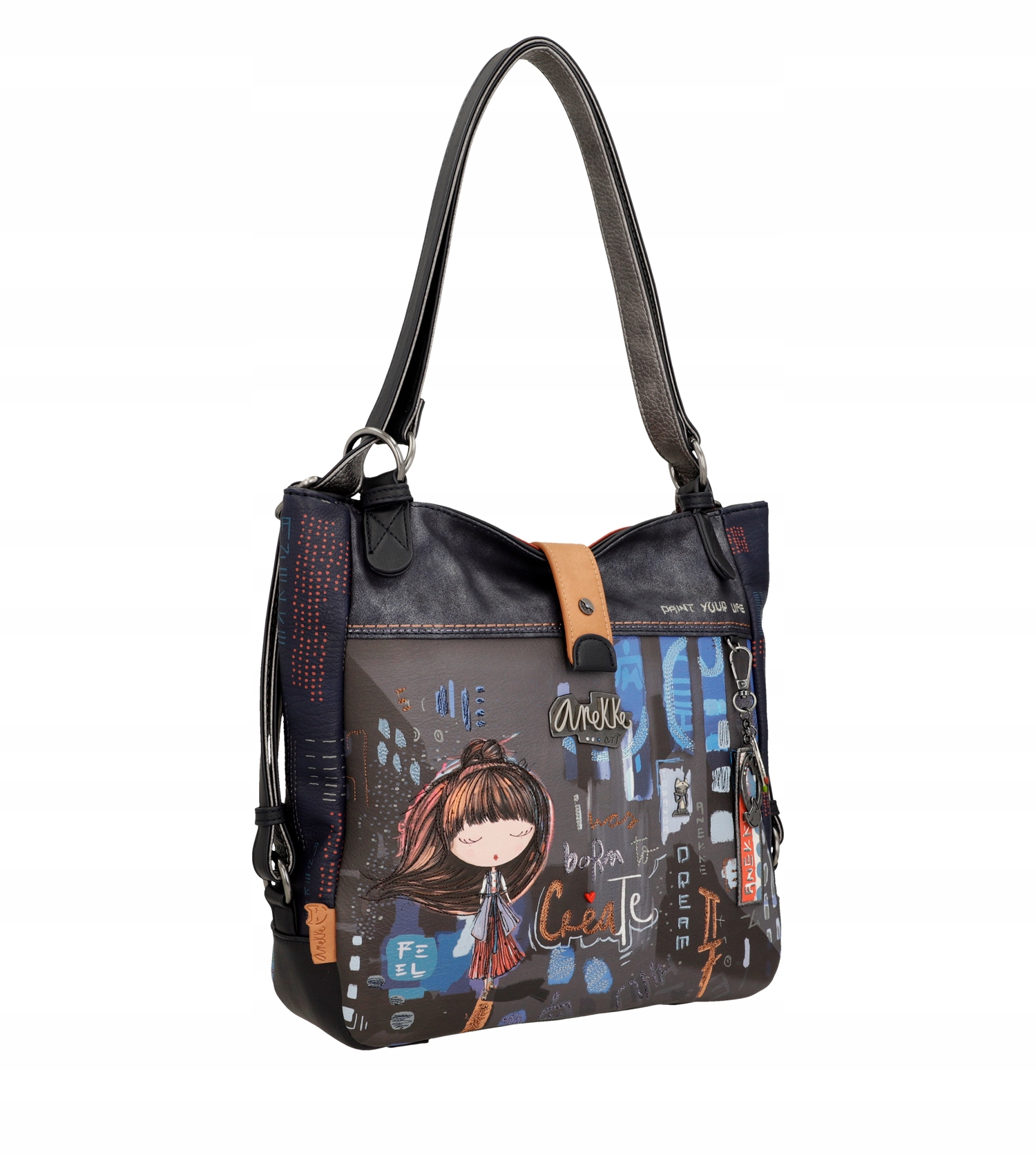 Anekke torebka na ramię i miejski plecak 2w1 14152973661 - Allegro.pl