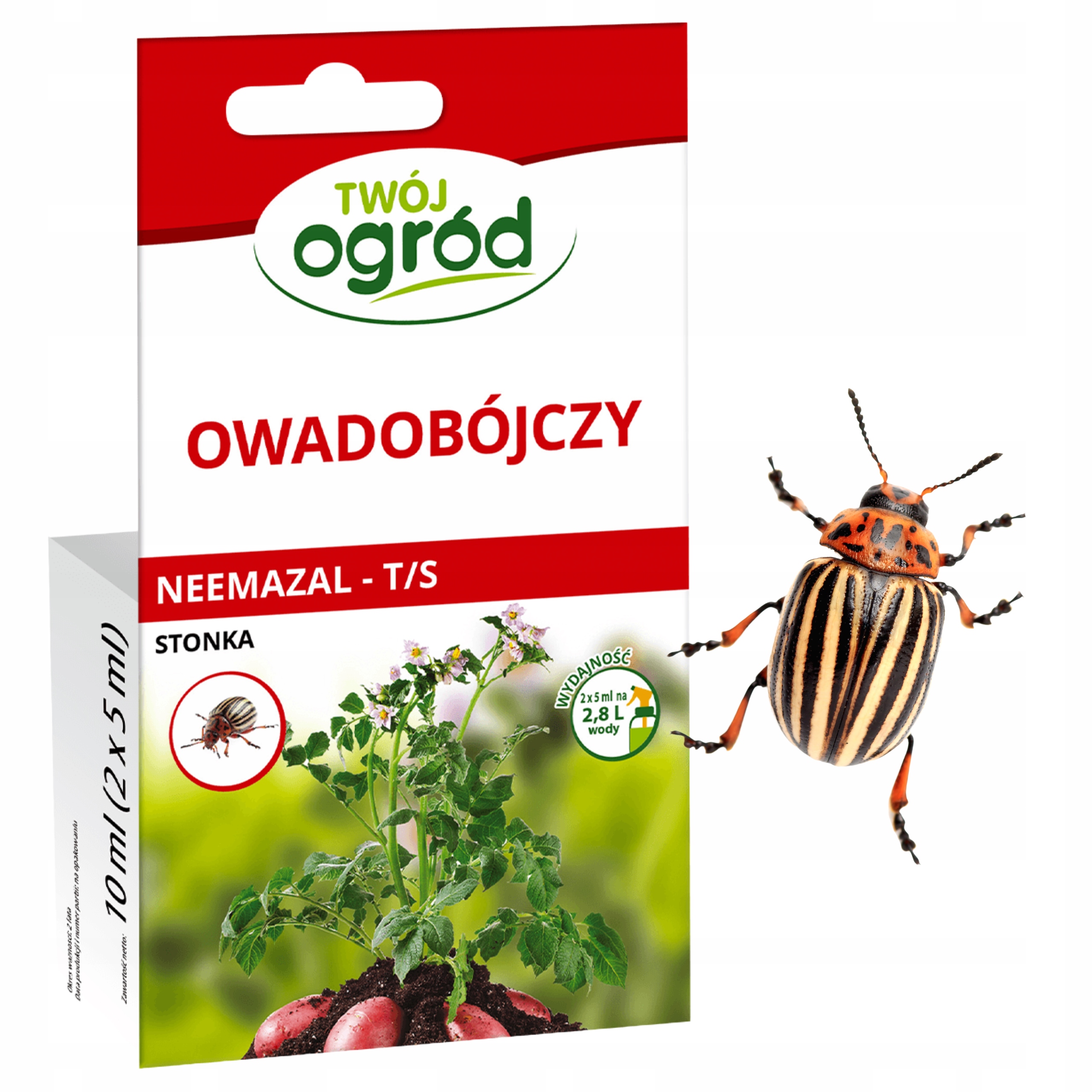 NeemAzal 10ML OPRYSK NA STONKĘ ZIEMNIACZANĄ ŚRODEK OWADOBÓJCZY NA ...