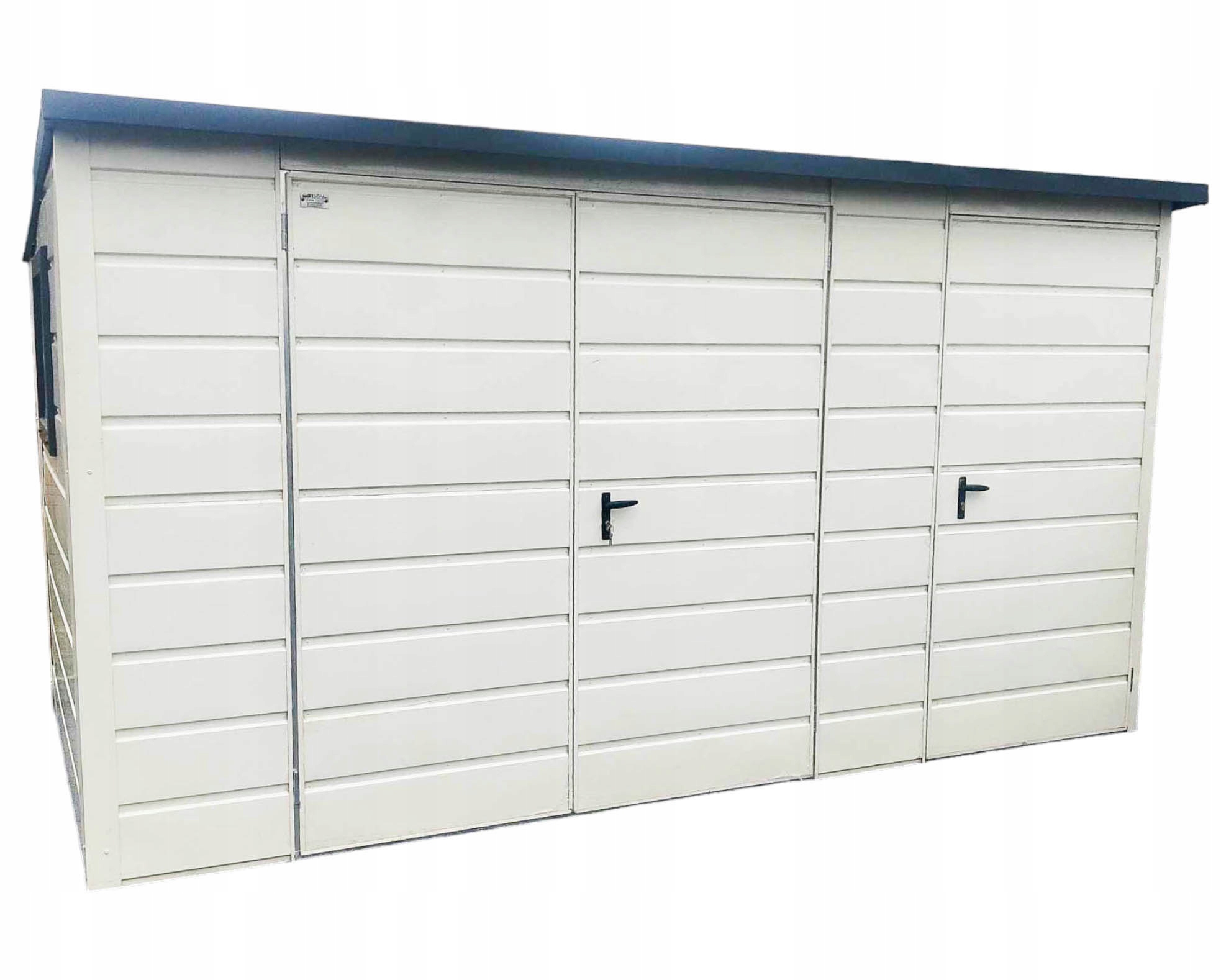 DOMEK OGRODOWY 2,5x2 m + WIATA 1X2 m - BRAMA DWUSKRZYDŁOWA OKNO DRZWI ...