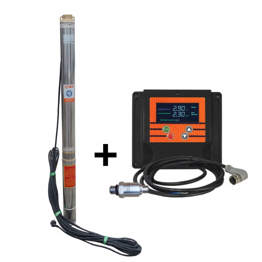 POMPA GŁĘBINOWA 4 SDm 3-18 ANTYPIASKOWA IBO + FALOWNIK IVR-10-030S (5903111344429) • Cena ...