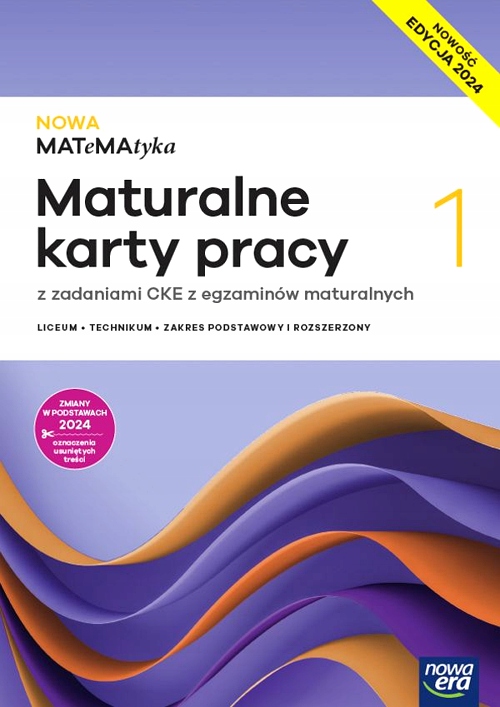NOWA MATEMATYKA KARTY PRACY MATURALNE ZE ZBIOREM ZADAŃ KLASA 1 LICEUM I TE (16272214232 ...