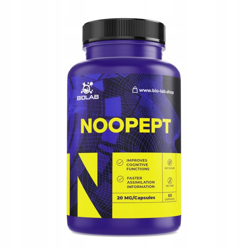NOOPEPT 20mg BioLab 60 kapsułek 14596599319 - Allegro.pl