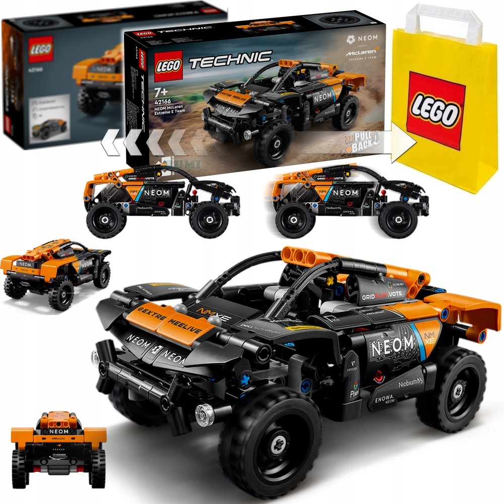 Klocki LEGO Technic NEOM McLaren Extreme E Race Car 42166 252 elementy ...