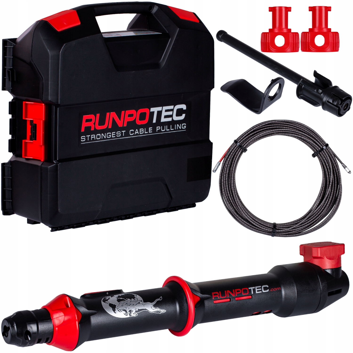 NARZĘDZIE URZĄDZENIE DO WCIĄGANIA KABLI I PRZEWODÓW 510mm RUNPOTEC RT 2008 (9120045476163 ...