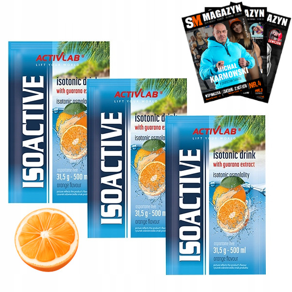 ACTIVLAB ISO ACTIVE 3x 31.5 G NAPÓJ IZOTONICZNY ISO NAWODNIENIE ...