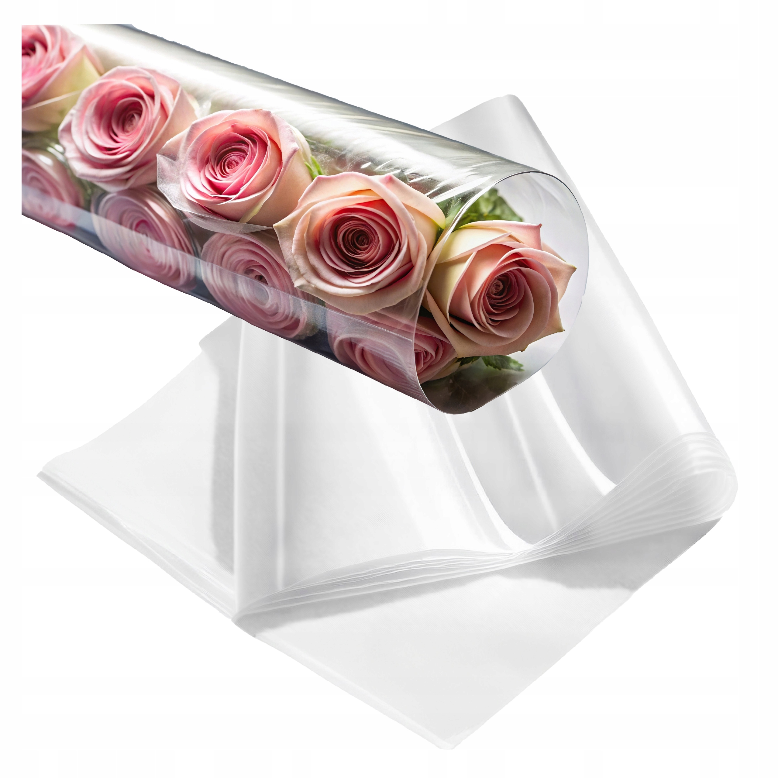 CELOFAN FOLIA DO PAKOWANIA 70x100 50 ark ŚLUB Prezenty 100X70 ...