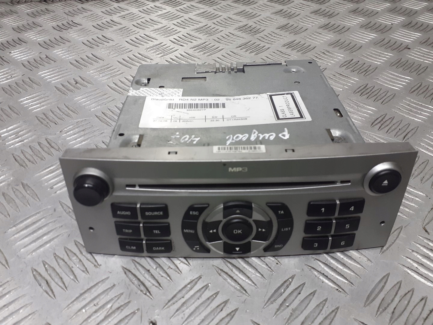 RADIO FABRYCZNE CD MP3 PEUGEOT 407 7645110393 z Kamińsko - Allegro - (13390326644)