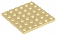LEGO 3958 Piaskowa 6x6 plate płytka NOWY 1szt • Cena, Opinie • Elementy ...