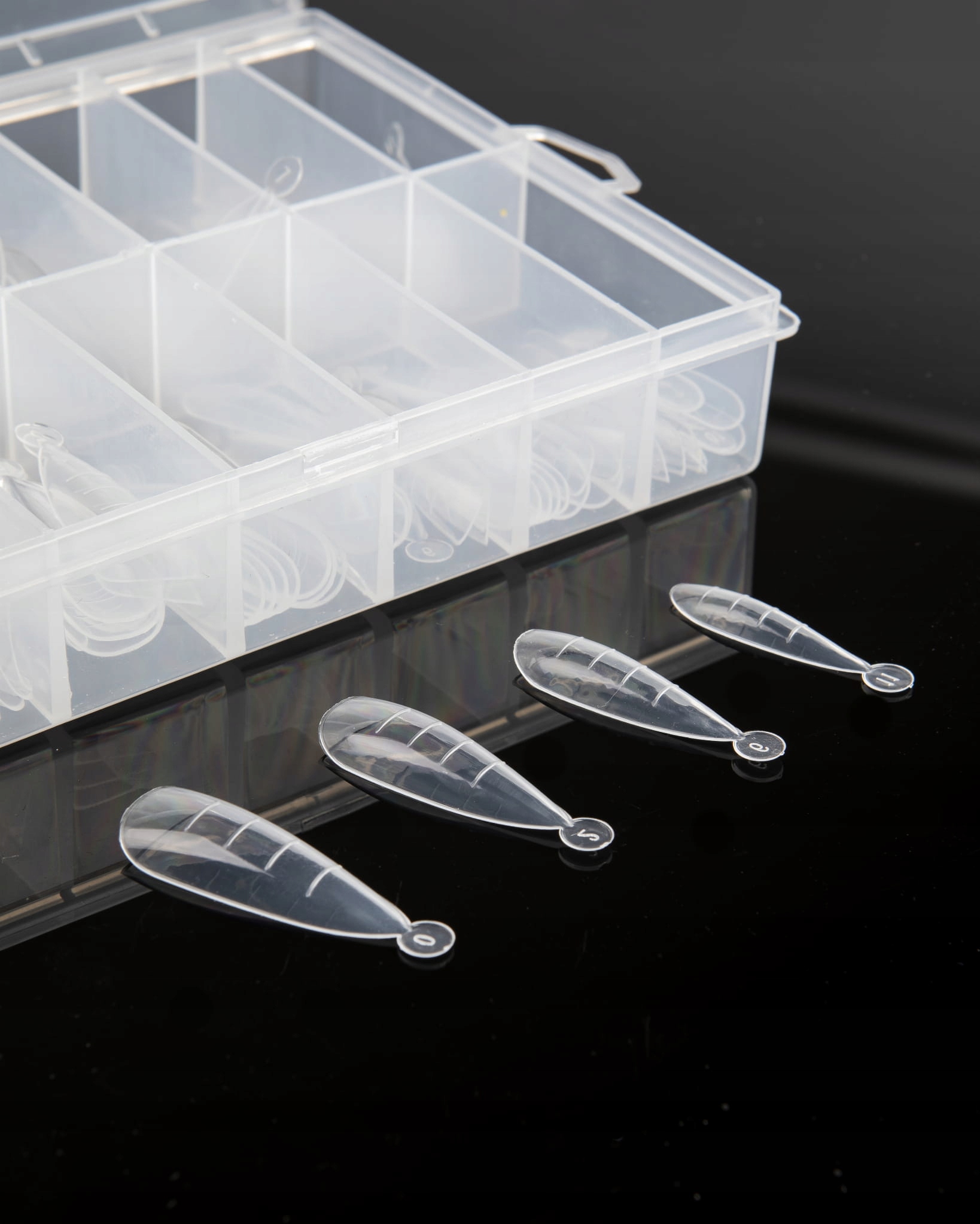 Tipsy Nails Company Dual Form migdałki 120 sztuk przezroczyste ...