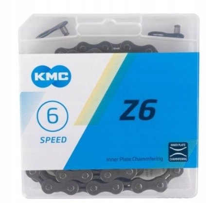 ŁAŃCUCH ROWEROWY KMC Z6 114L - 4024144582730 - 12966859013 - Allegro