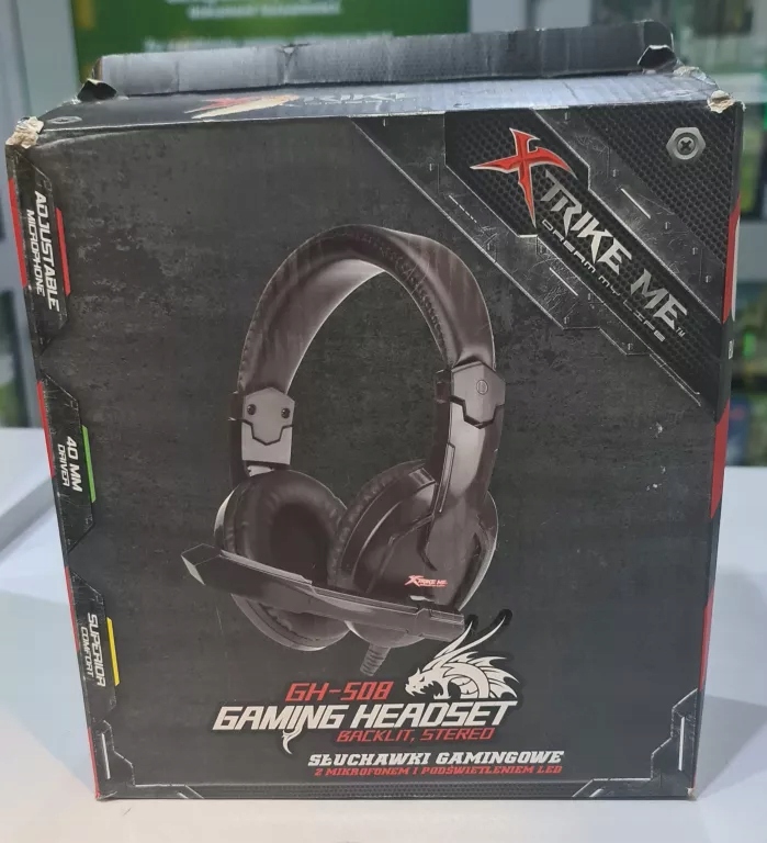 Słuchawki nauszne Xtrike Me GH508 - Sklep, Opinie, Cena w Allegro