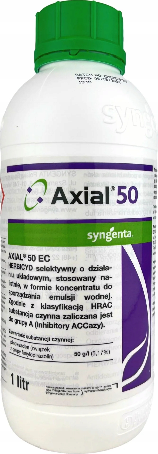 AXIAL 50EC 1L SYNGENTA OPRYSK NA CHWASTY W ZBOŻACH (HERBICYD NA CHWASTY ...