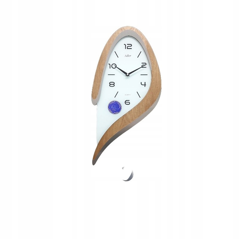 Zegar ścienny Adler brązowy 30cm • Cena, Opinie • Zegary 14760377740 ...