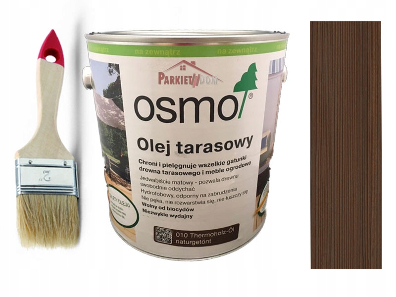 OLEJ TARASOWY OSMO 010 TERMODREWNO 2,5L + PĘDZEL (010) • Cena, Opinie • Chemia do architektury ...