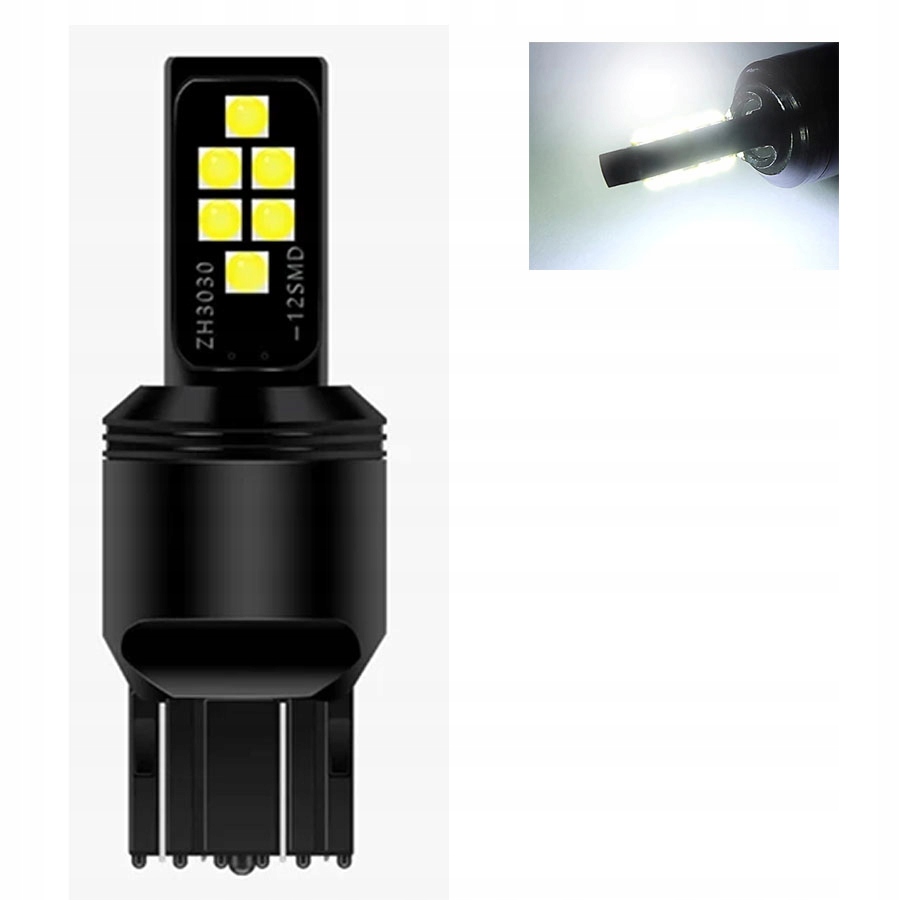 t20 W21/5W T20 LED DRL ŻARÓWKA BIAŁA MOCNA 0637735739631 za 15.00PLN z ...