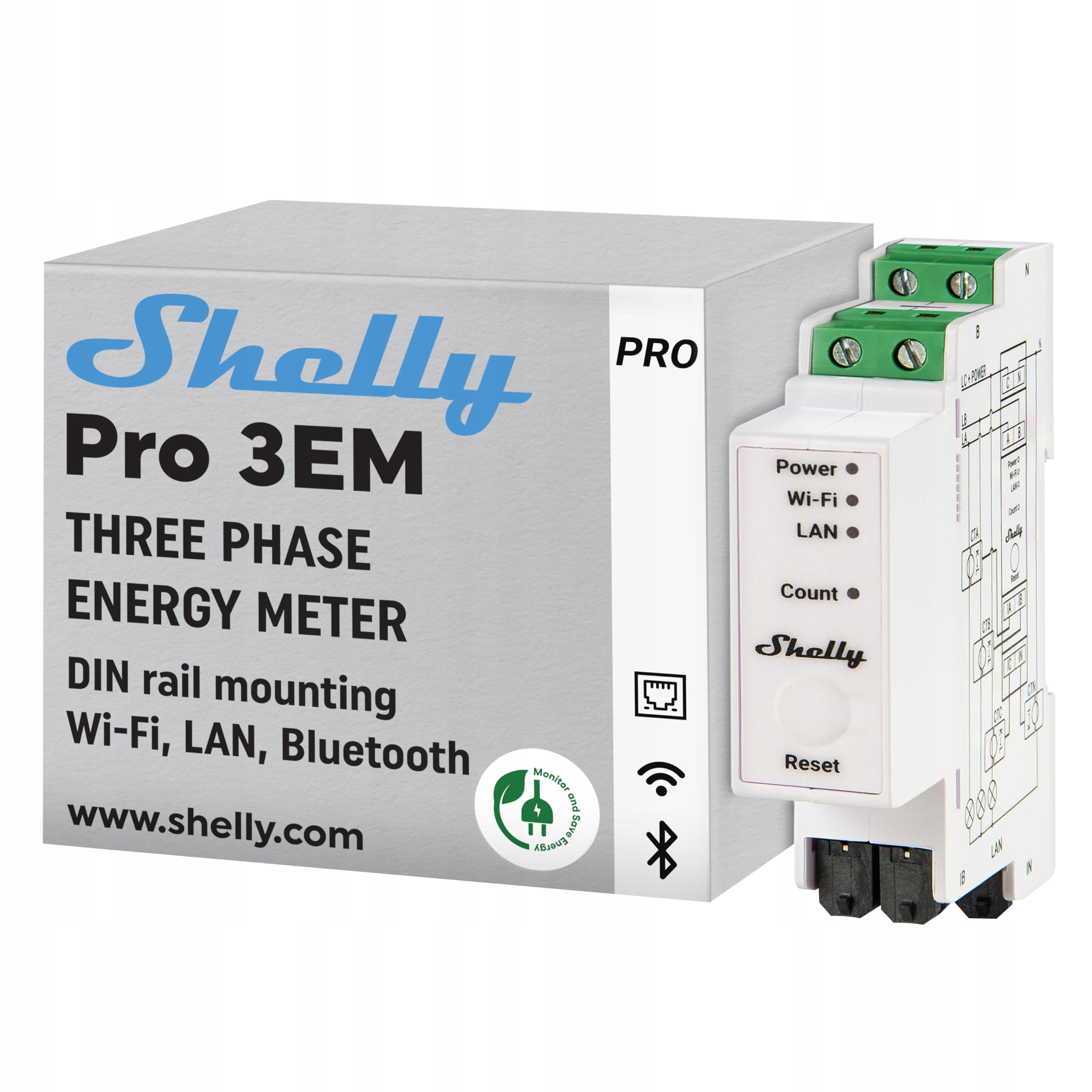 STEROWNIK SHELLY PRO 3EM WIFI (3800235268100) • Cena, Opinie • Elementy ... STEROWNIK SHELLY PRO 3EM WIFI (3800235268100) • Cena, Opinie • Elementy ...