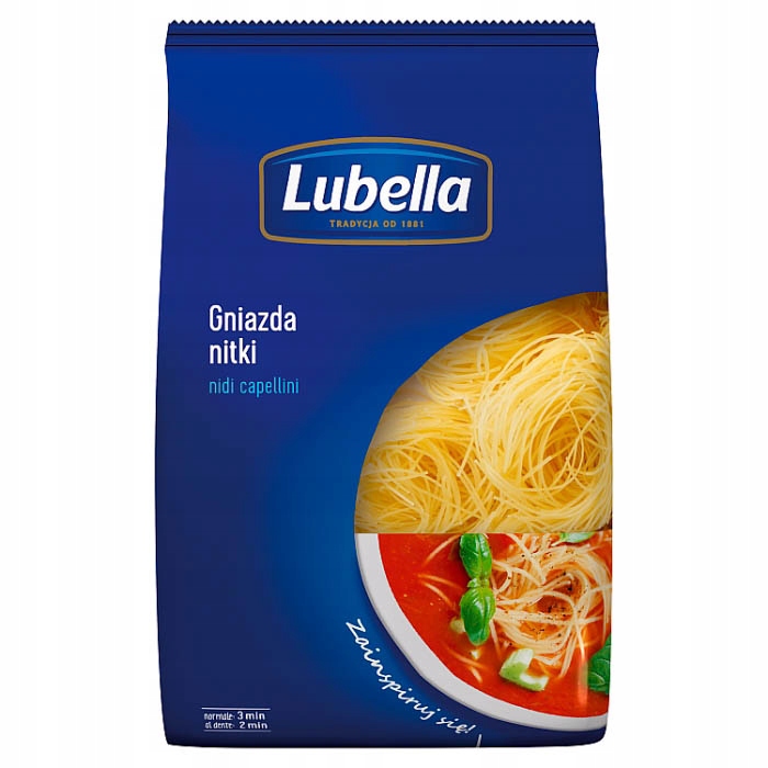 LUBELLA Makaron gniazda nitki 400 g 10972094525 - Allegro.pl LUBELLA Makaron gniazda nitki 400 g 10972094525 - Allegro.pl