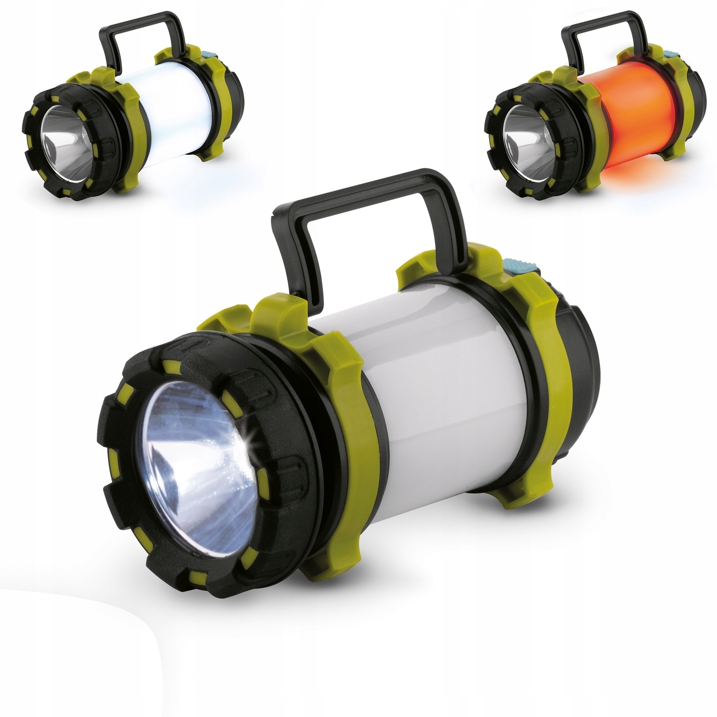 VÝKONNÁ akumulátorová LED SVÍTILNA KEMPINGOVÁ lampa REFLEKTOR 3v1 ...