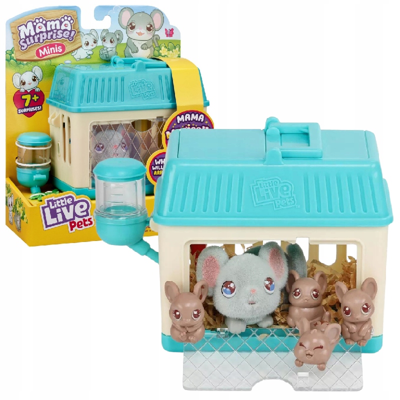 LITTLE LIVE PETS MAMA SURPRISE MINIS INTERAKTYWNA MYSZKA LIL MOUSE 5 ...