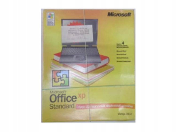 Microsoft Office XP standard podręcznik + 2 płyty w pudełku Praca ...