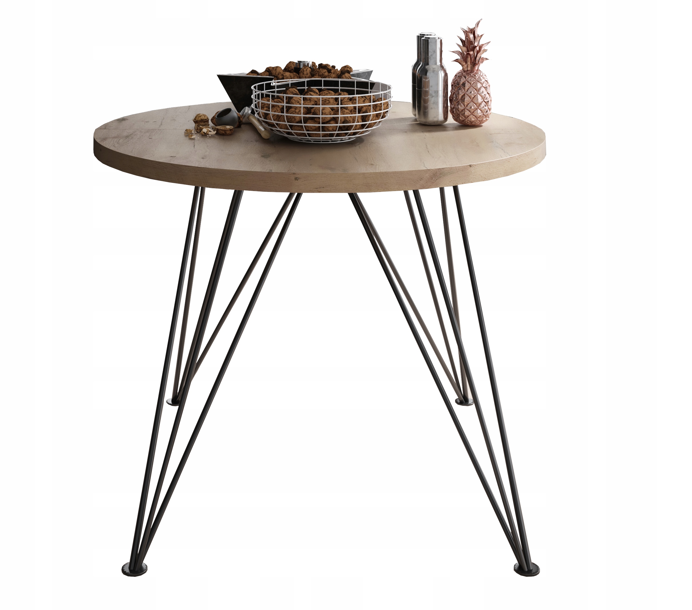 Elegancki stół okrągły LUCY 100 rozkładany LOFT • Cena, Opinie • Stoły ...