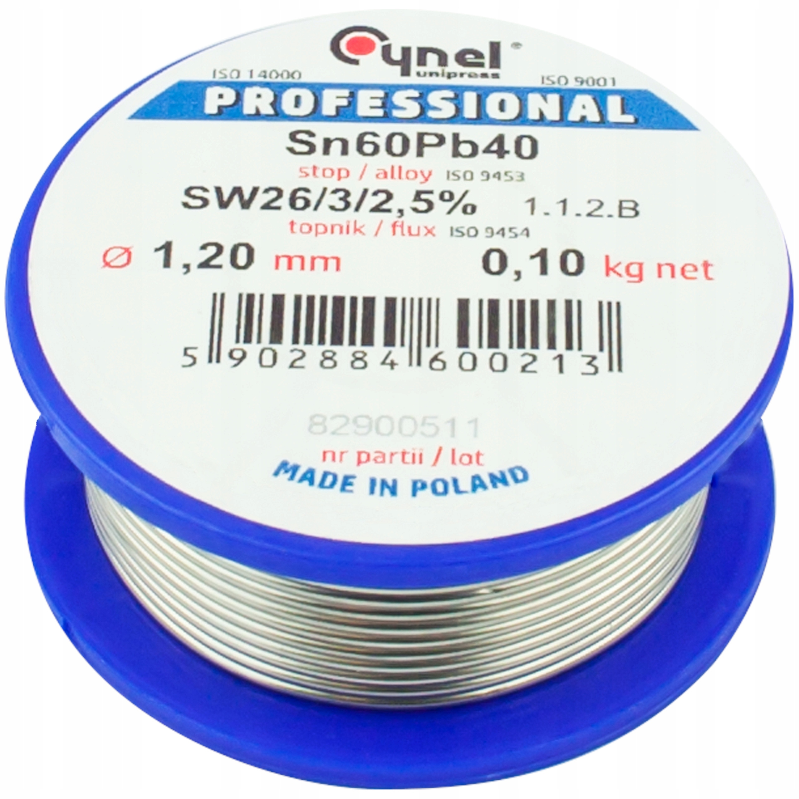 CYNA Spoiwo lutownicze 1,2mm 0,1kg SN60PB40 CYNEL - Sklep, Opinie, Cena ...