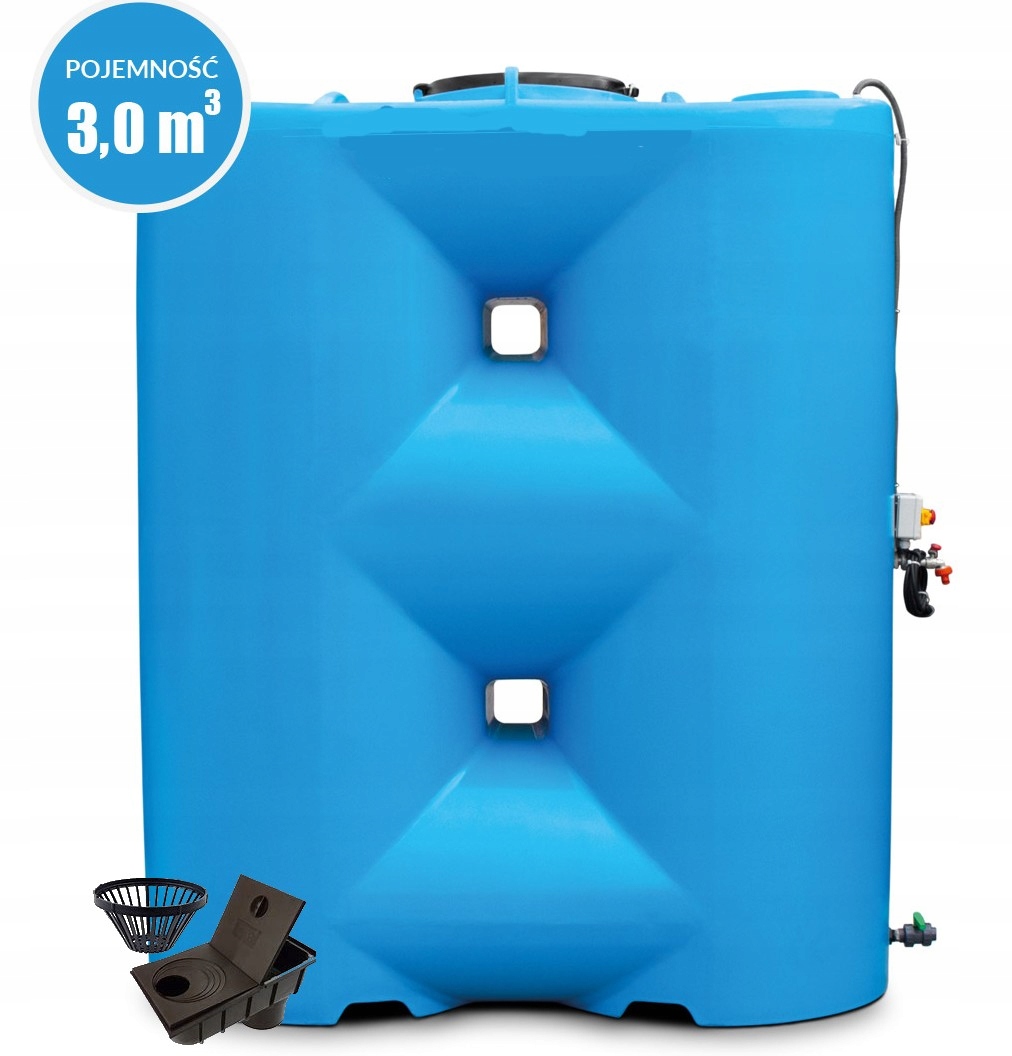 Zbiornik 3000l Swimer Slim Line POMPA + osadnik (5905141745344) • Cena ...