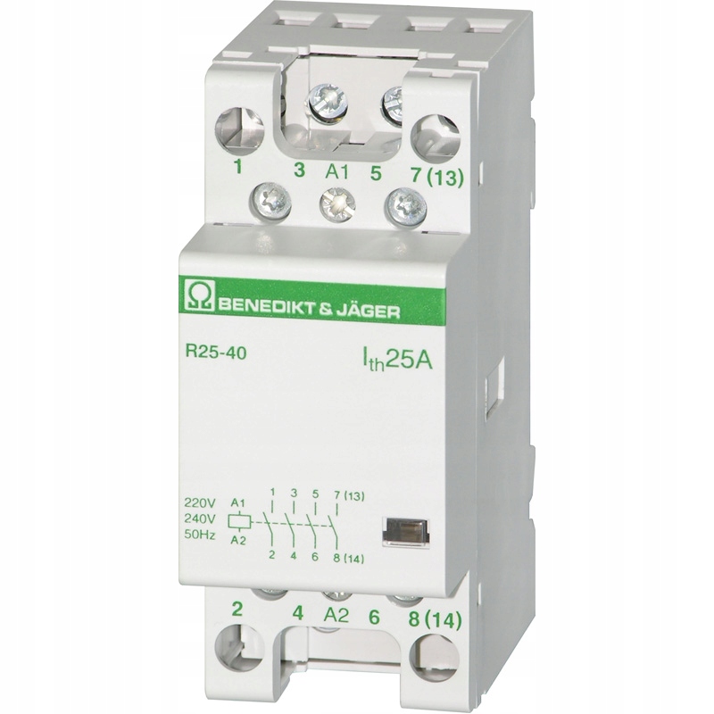 Stycznik modułowy 4P, 24 VAC/DC, 25A, 2NO + 2NC (9005738195487) • Cena ...