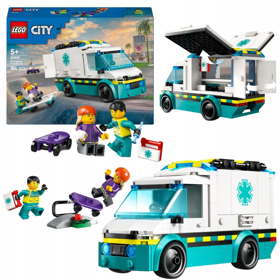 Lego City Ambulance 60451 - Niska cena na Allegro