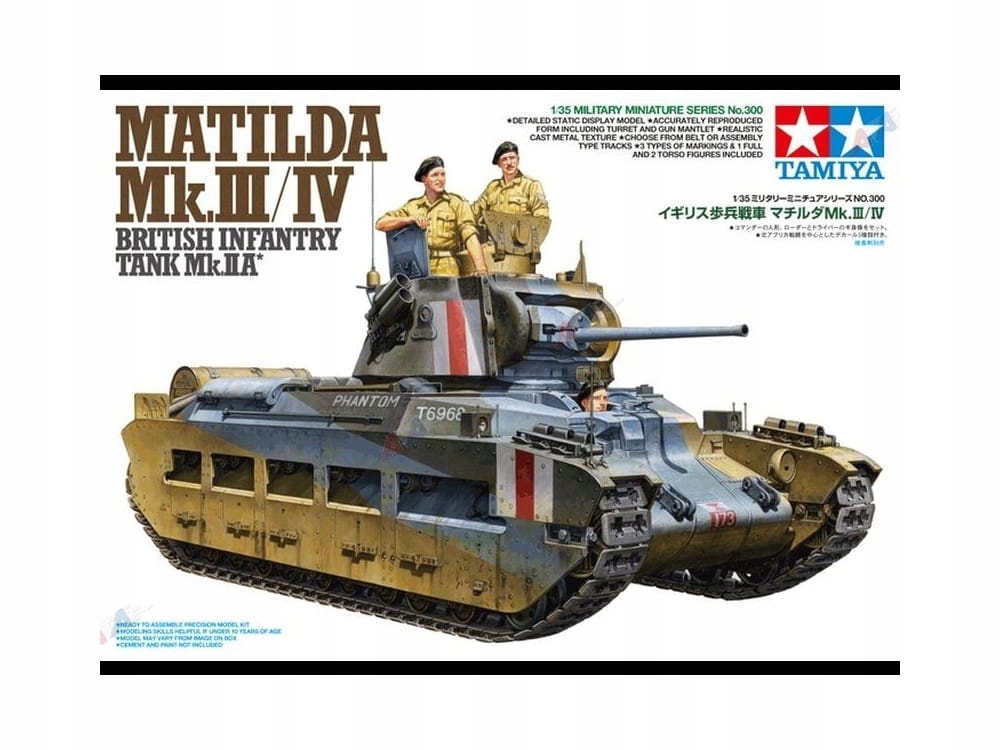 Czołg Matilda Mk.III/IV Tamiya 35300 (4950344353002) • Cena, Opinie ...