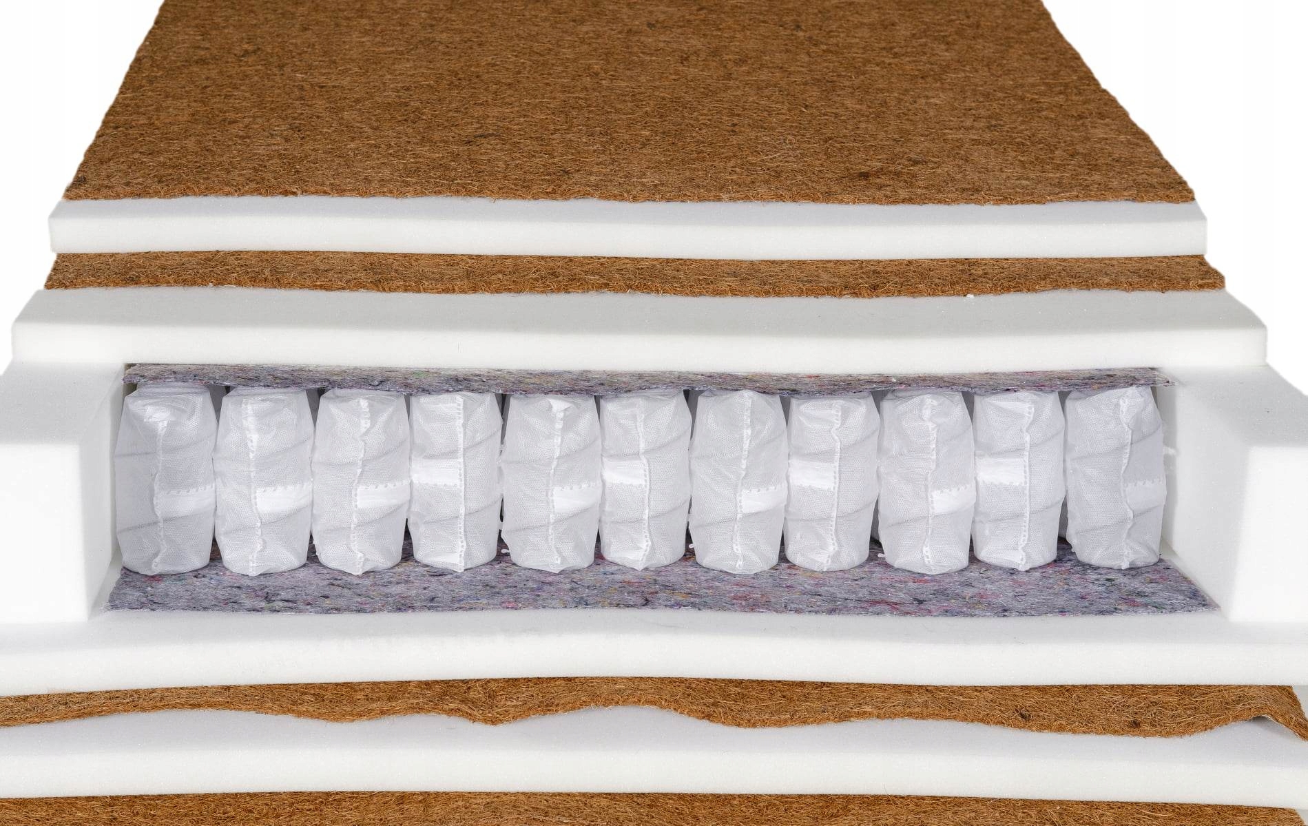 Materac sprężynowy kieszeniowy AG 140 x 200 x 27cm H5 • Cena, Opinie ...