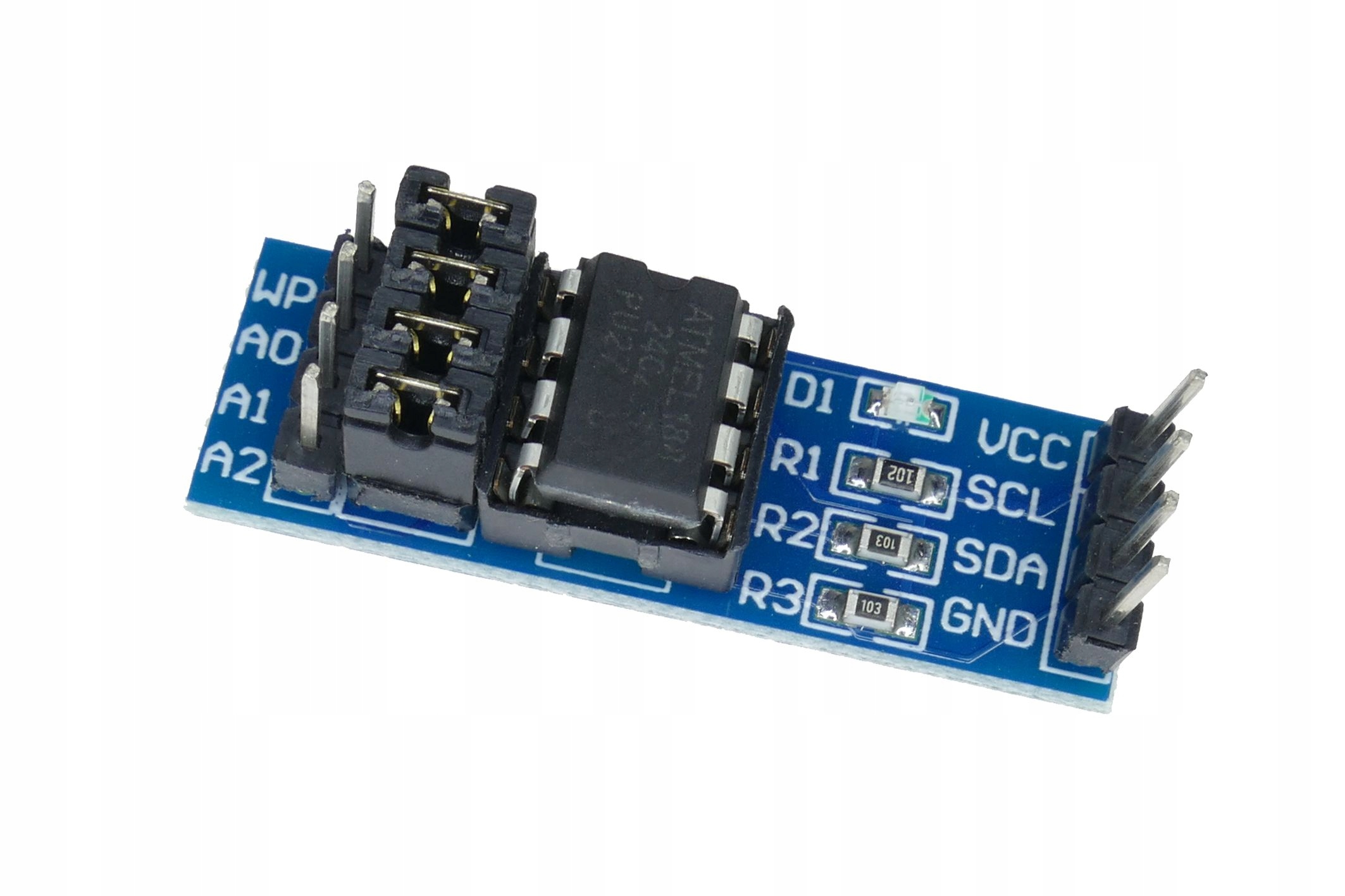 MODUŁ Z PAMIĘCIĄ EEPROM AT24C256 256 Kb I2C - Sklep, Opinie, Cena w Allegro