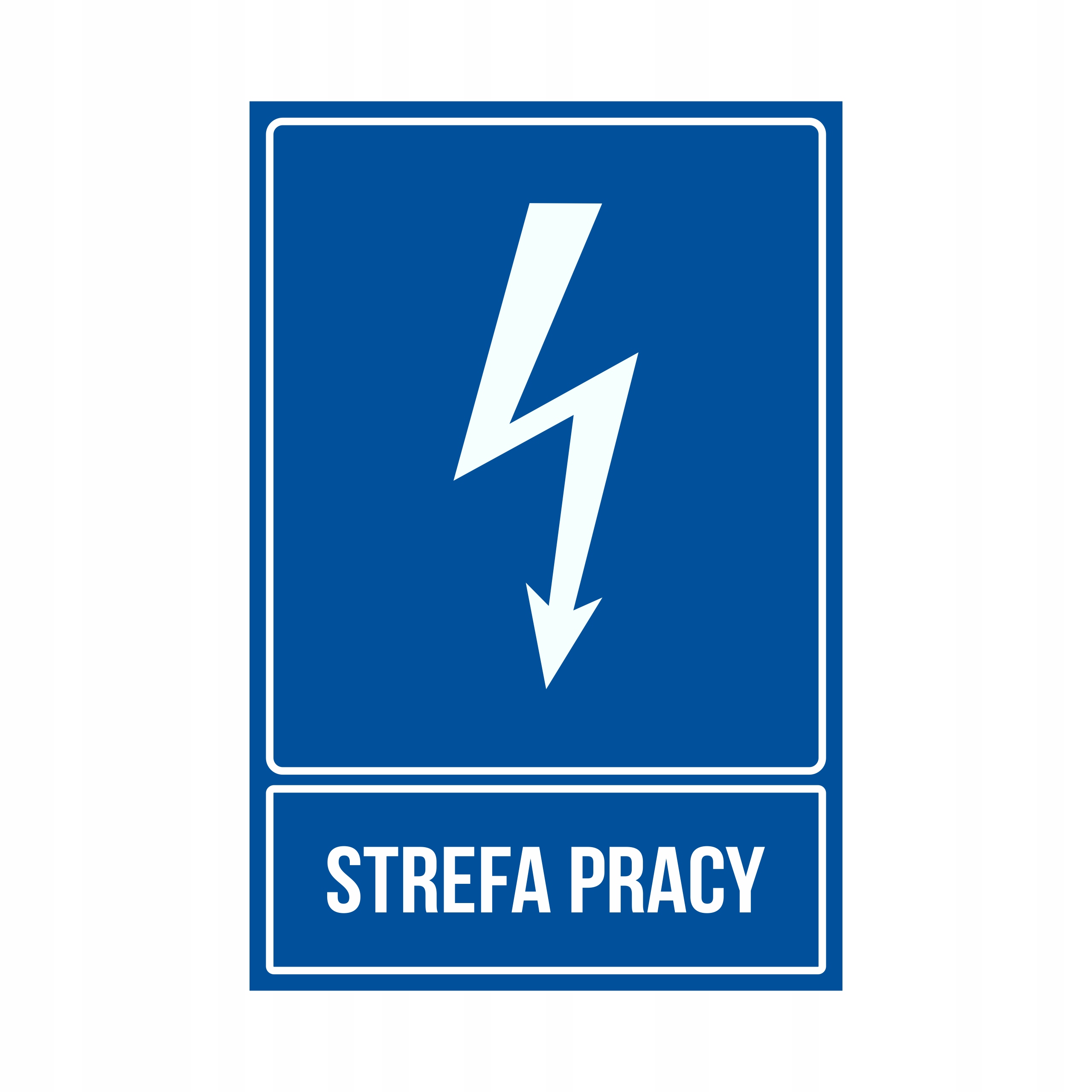 Strefa Pracy Tabliczka - Niska cena na Allegro