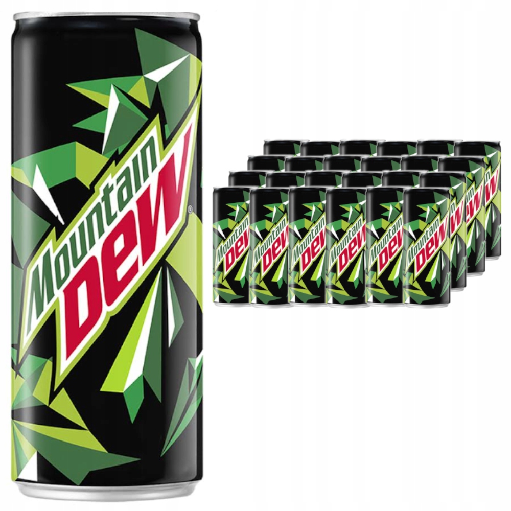 NAPÓJ GAZOWANY MOUNTAIN DEW 0,33L/330ml PUSZKA 13263135514 - Allegro.pl