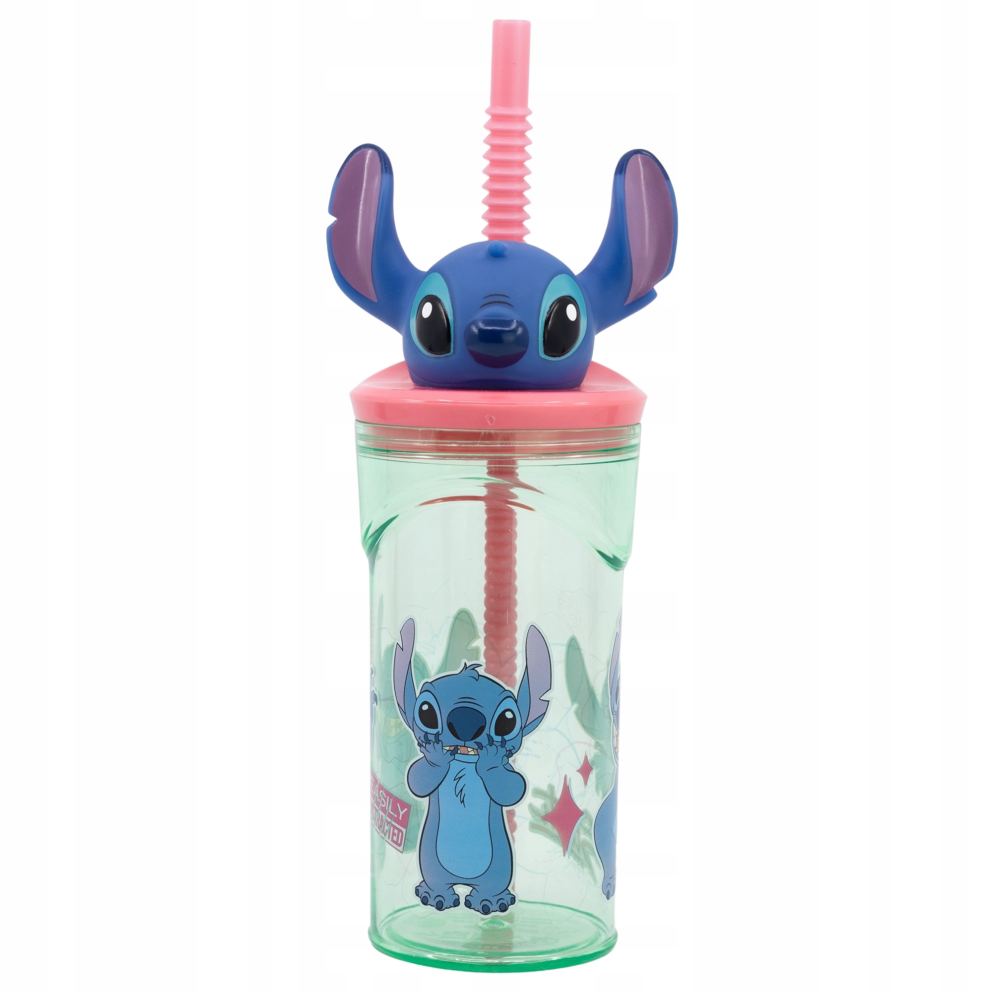 LILO i STICH KUBEK ZE SŁOMKĄ I POSTACIĄ 3D 360 ML (8412497748693 ...