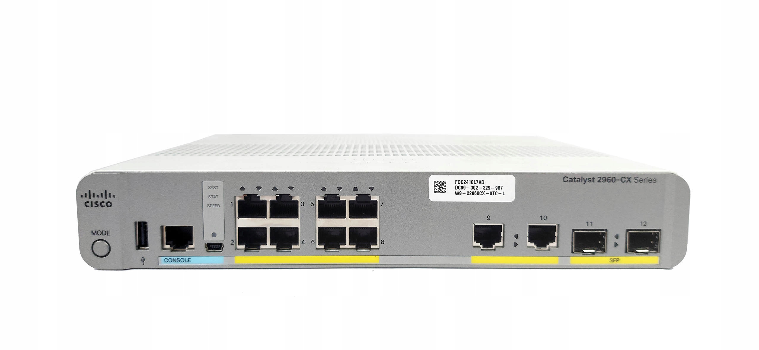 Cisco Catalyst 2960-CX WS-C2960CX-8TC-L 8-Port Gigabit Switch - Sklep ...