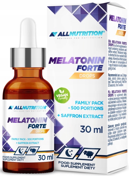 ALLNUTRITION Melatonin Forte 30 ml (5902837742632) • Cena, Opinie ...