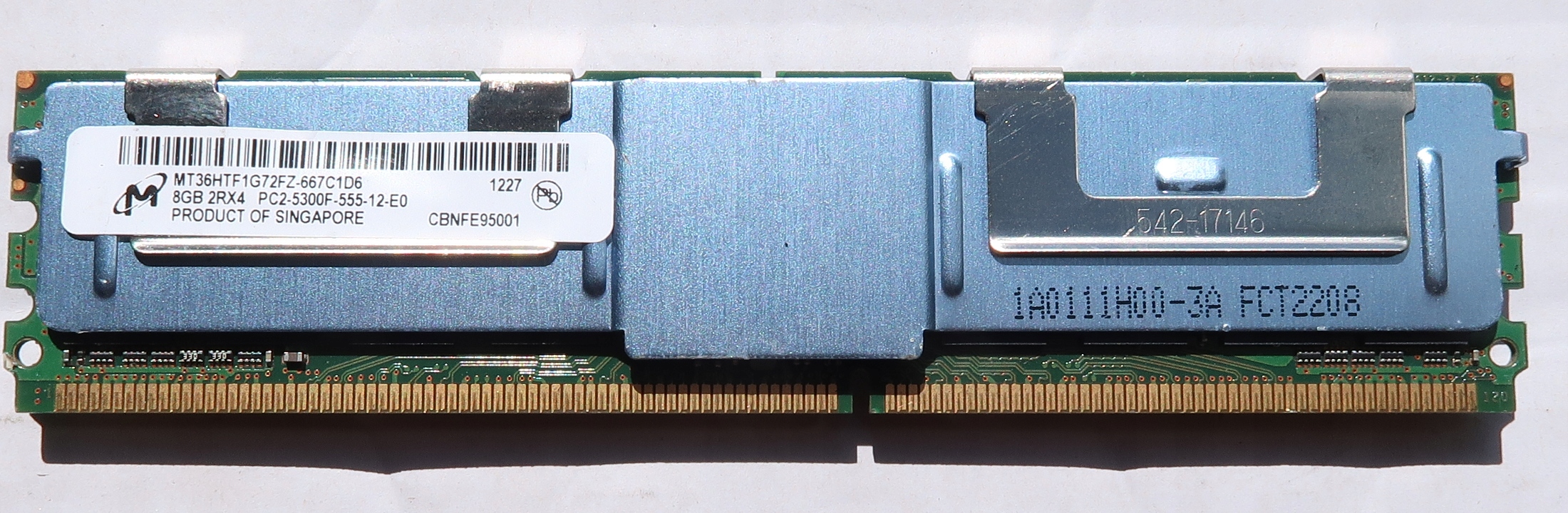 Pamięć 8GB DDR2 PC2-5300F 667MHz FB-DIMM MICRON - Sklep, Opinie, Cena w ...