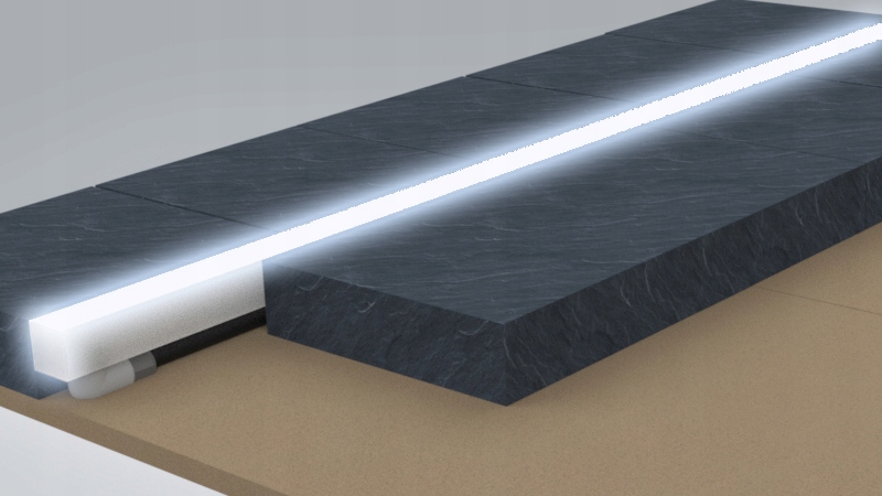 Listwa LED 100 cm IP68 do kostki brukowej taras 13031399097 - Allegro.pl