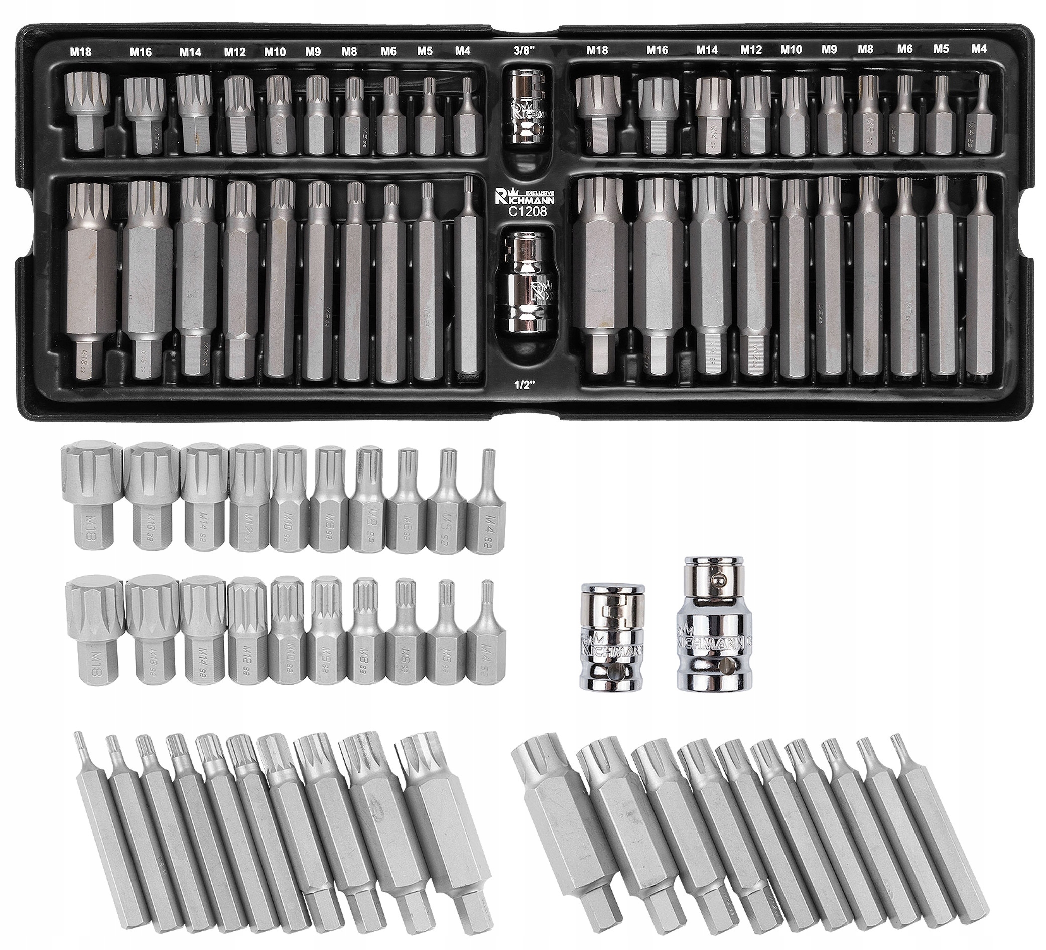 RICHMANN WKŁAD ZESTAW BITÓW SPLINE M4-M18 RIBE 42e 5906741612081 za 137 ...