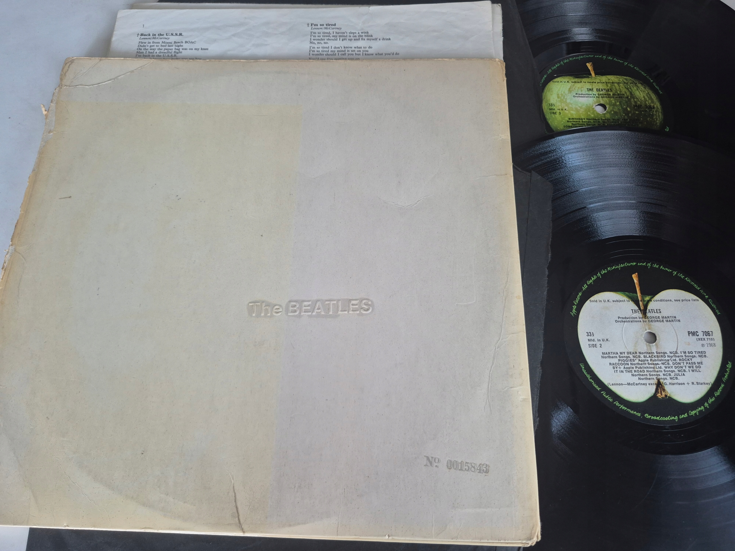 THE BEATLES same 2LP UK LOW NUMBER 0015843 569 17628836762 - Sklepy, Opinie, Ceny w Allegro