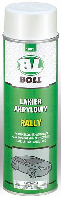 Lakier akrylowy Boll 0010127 Rally biały połysk 500 ml 5907588404792 za ...