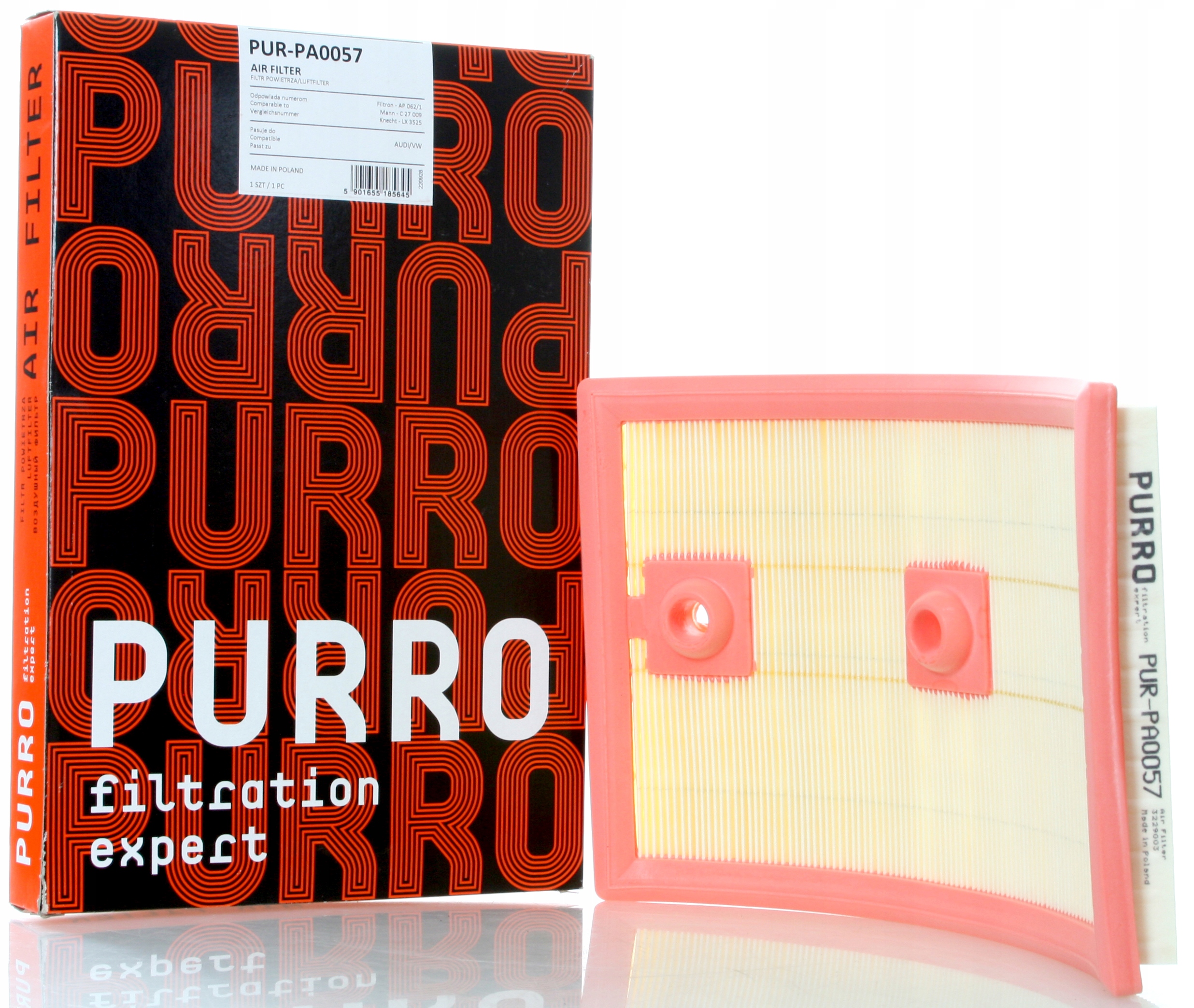 Purro PUR-PA0057 Filtr powietrza 5901655185645 za 25.99PLN z Sieradz ...