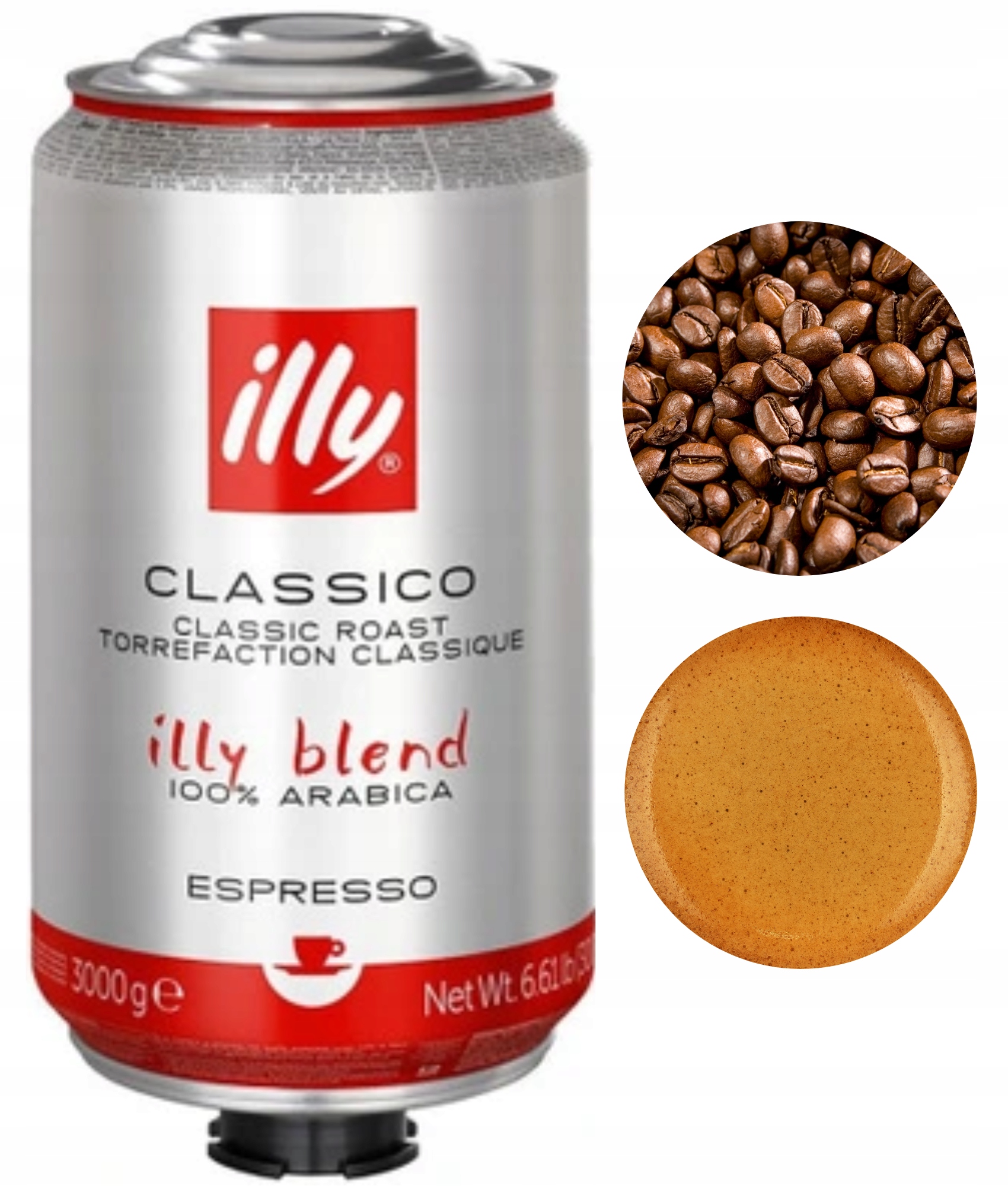 Káva zrnková Arabica Illy Espresso Classico 3000 g - Allegro