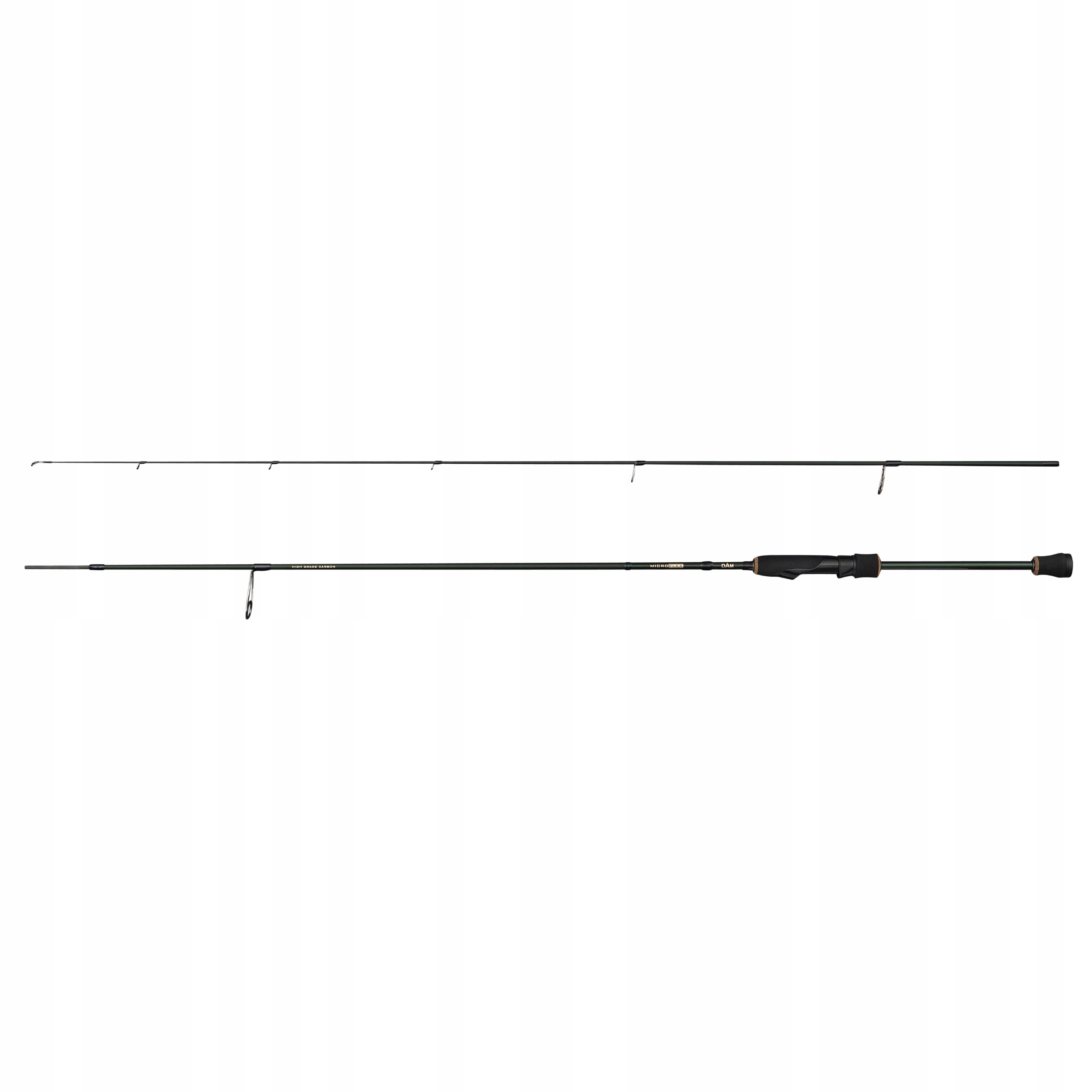 Wędka spinningowa DAM MICROFLEX2 ULTRALIGHT 2,13m c.w. 1-7gr Nowa ...