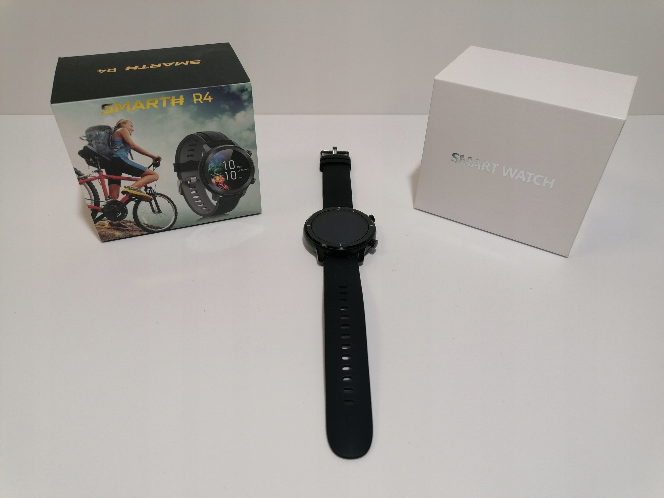 Smartwatch męski SMARTH R4B.SB Czarny Gwar - Sklep, Opinie, Cena w Allegro