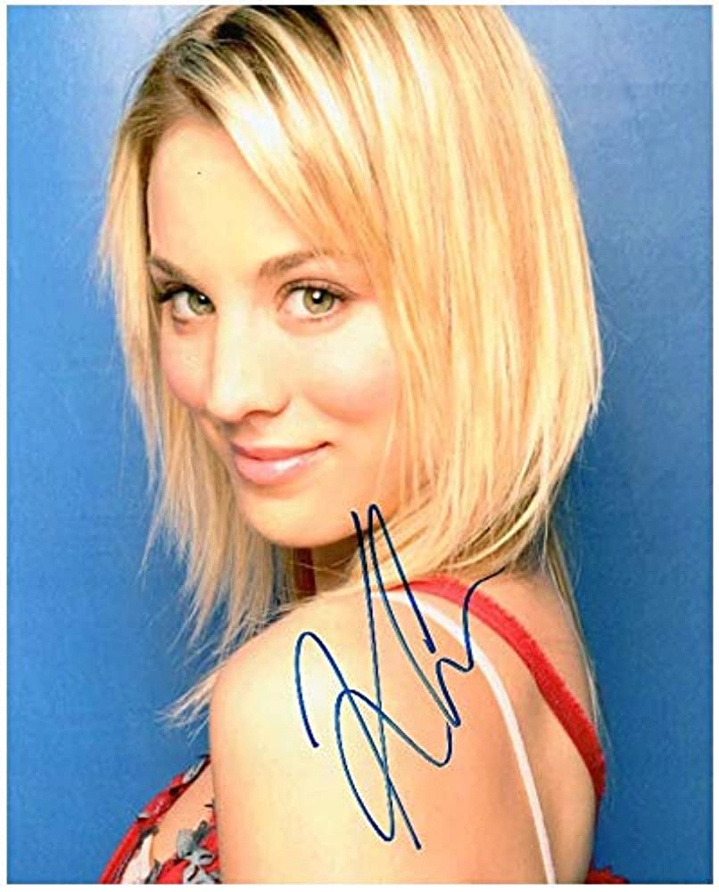 Kaley Cuoco Signed Autographed A4 Photo Print Poster 16446739426 ...