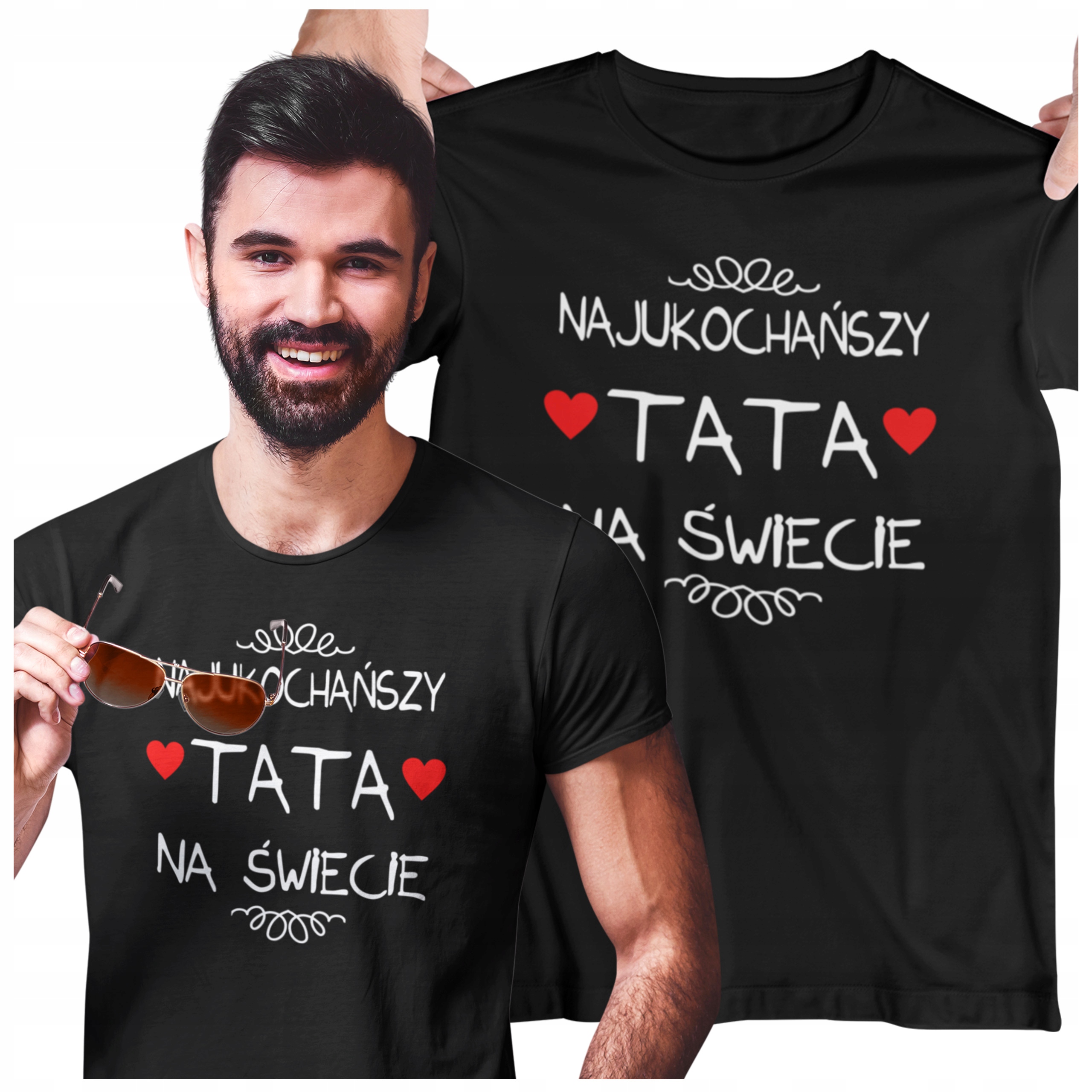 KOSZULKA DLA TATY NAJUKOCHAŃSZY TATA NA ŚWIECIE 13812303965 - Allegro.pl