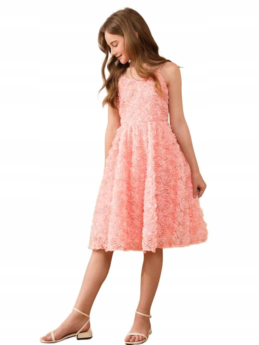 LÁNY RUHA 3D RÓZSÁKKAL, • Ár, Vélemények - Allegro